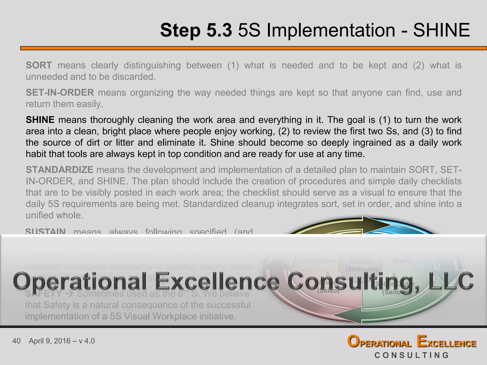 Lean 5S Visual Workplace Organization Training Module | PDF