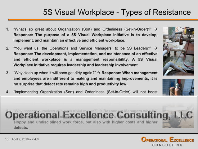 Lean 5S Visual Workplace Organization Training Module | PDF ...