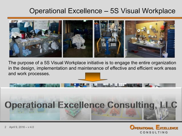 Lean 5S Visual Workplace Organization Training Module | PDF ...