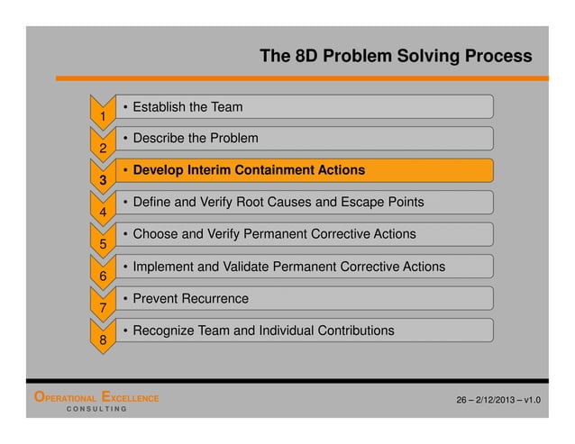 OpEx-8D-Problem-Solving-Process-ASQ-Overview.pdf | Business | Business ...