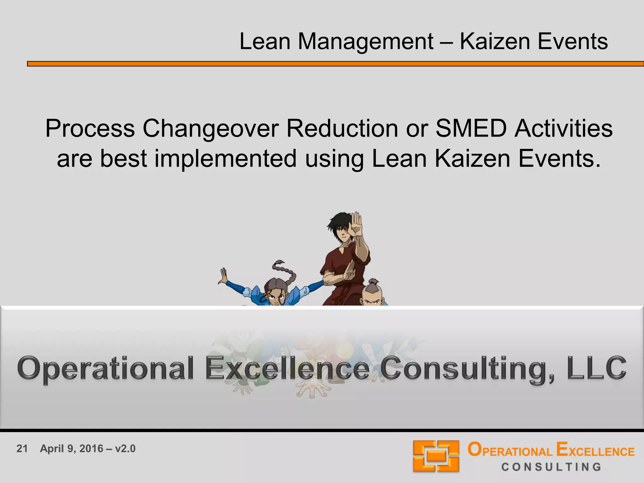 Lean Quick Changeover (SMED) Training Module | PDF
