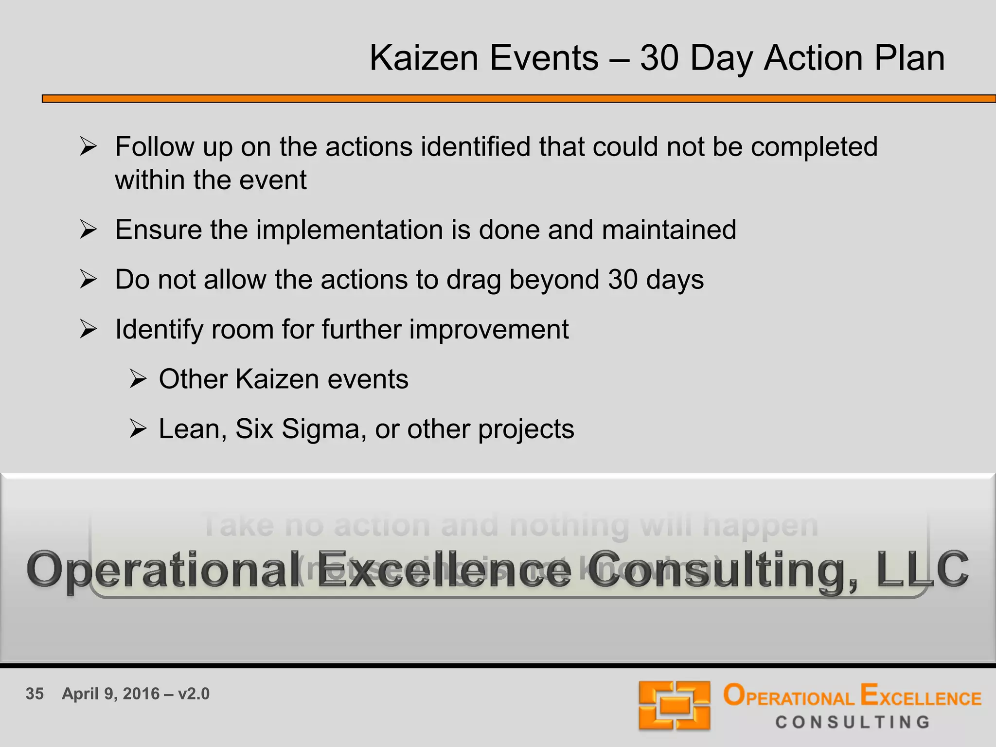 Lean Quick Changeover (SMED) Training Module | PDF