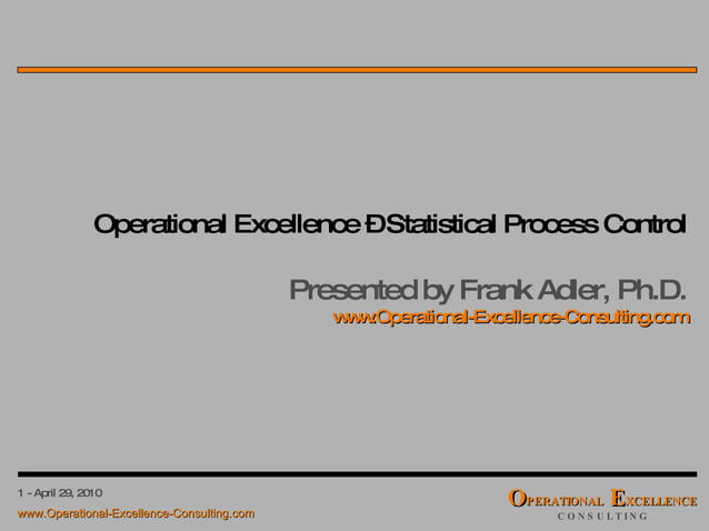 OpEx SPC Training Module | PPT