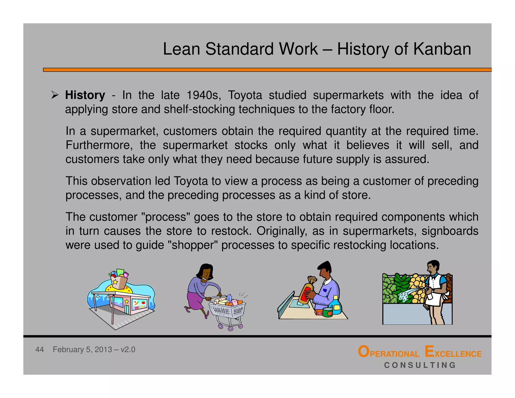 Lean Standard or Standardized Work Training Module | PDF
