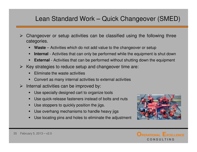 Lean Standard or Standardized Work Training Module | PDF ...