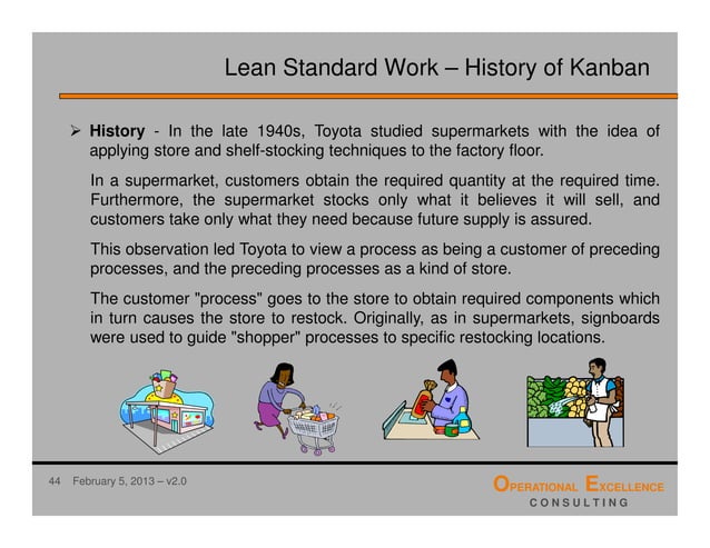 Lean Standard or Standardized Work Training Module | PDF ...
