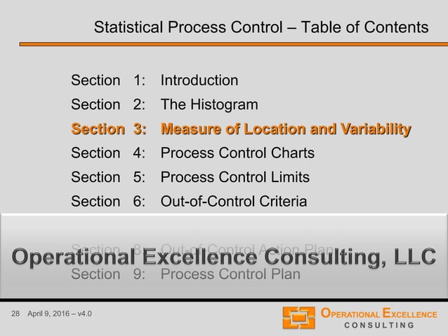 Six Sigma Statistical Process Control (SPC) Training Module | PDF
