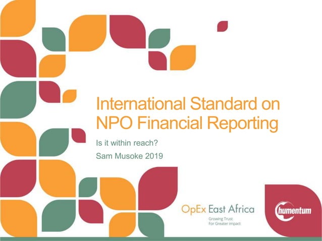 International Standard On NPO Financial Reporting | PPTX