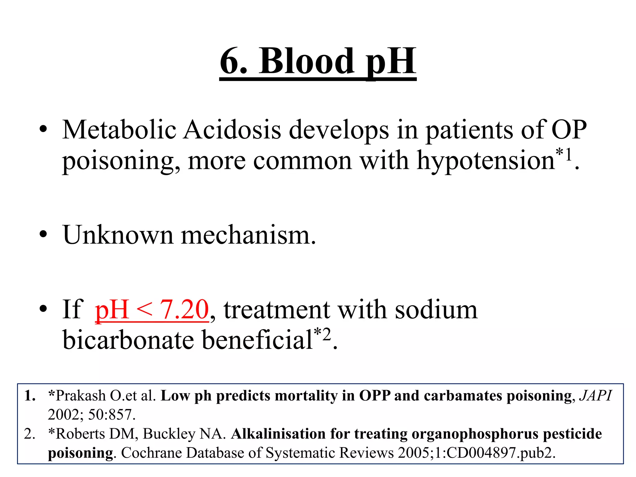 Organophosphate poisoning | PPTX