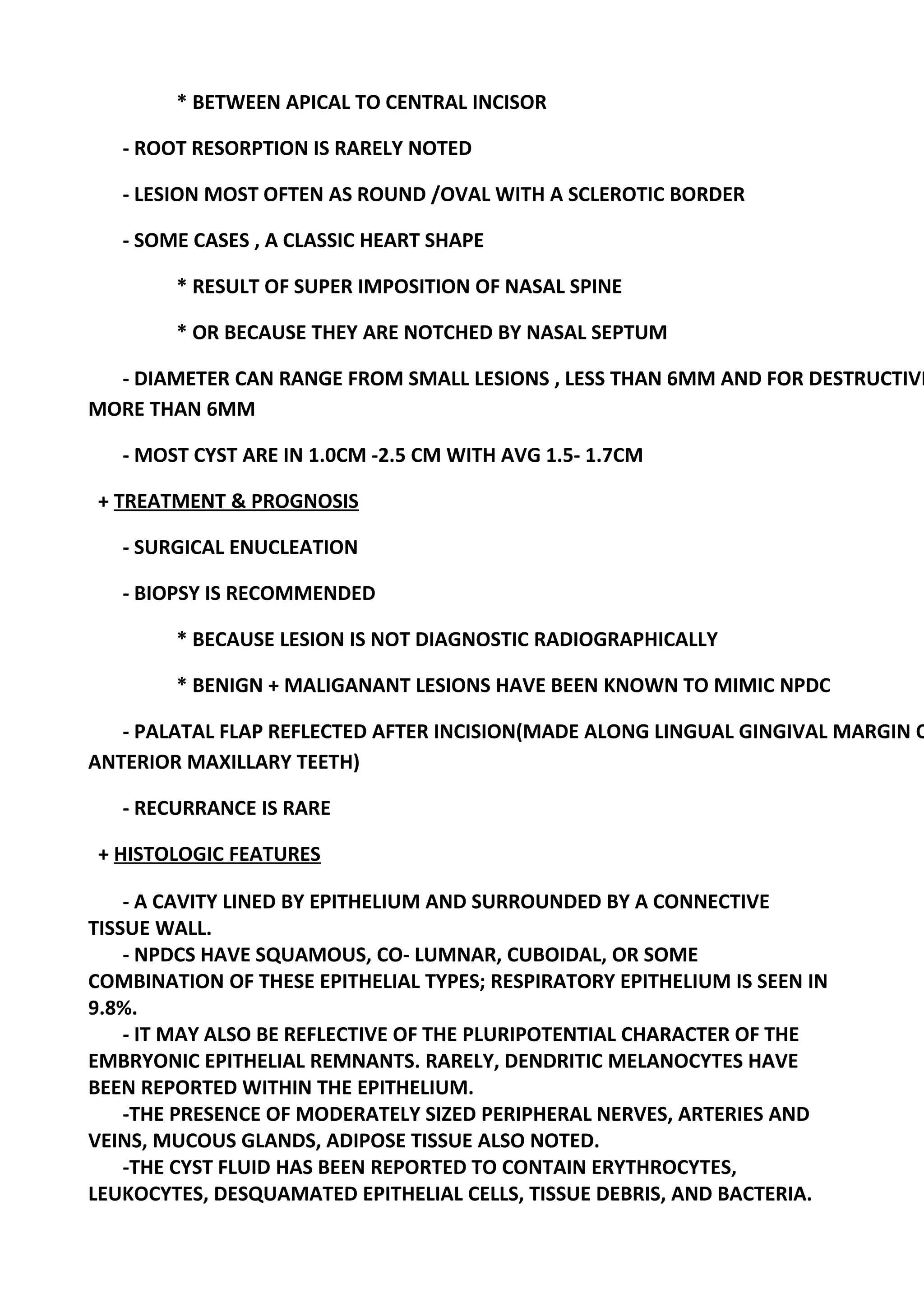 fissural cyst or developmental cyst | ODT