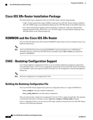 Cisco IOS XRv Router Installation and Configuration Guide | PDF