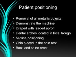 Orthopantomography | PPT