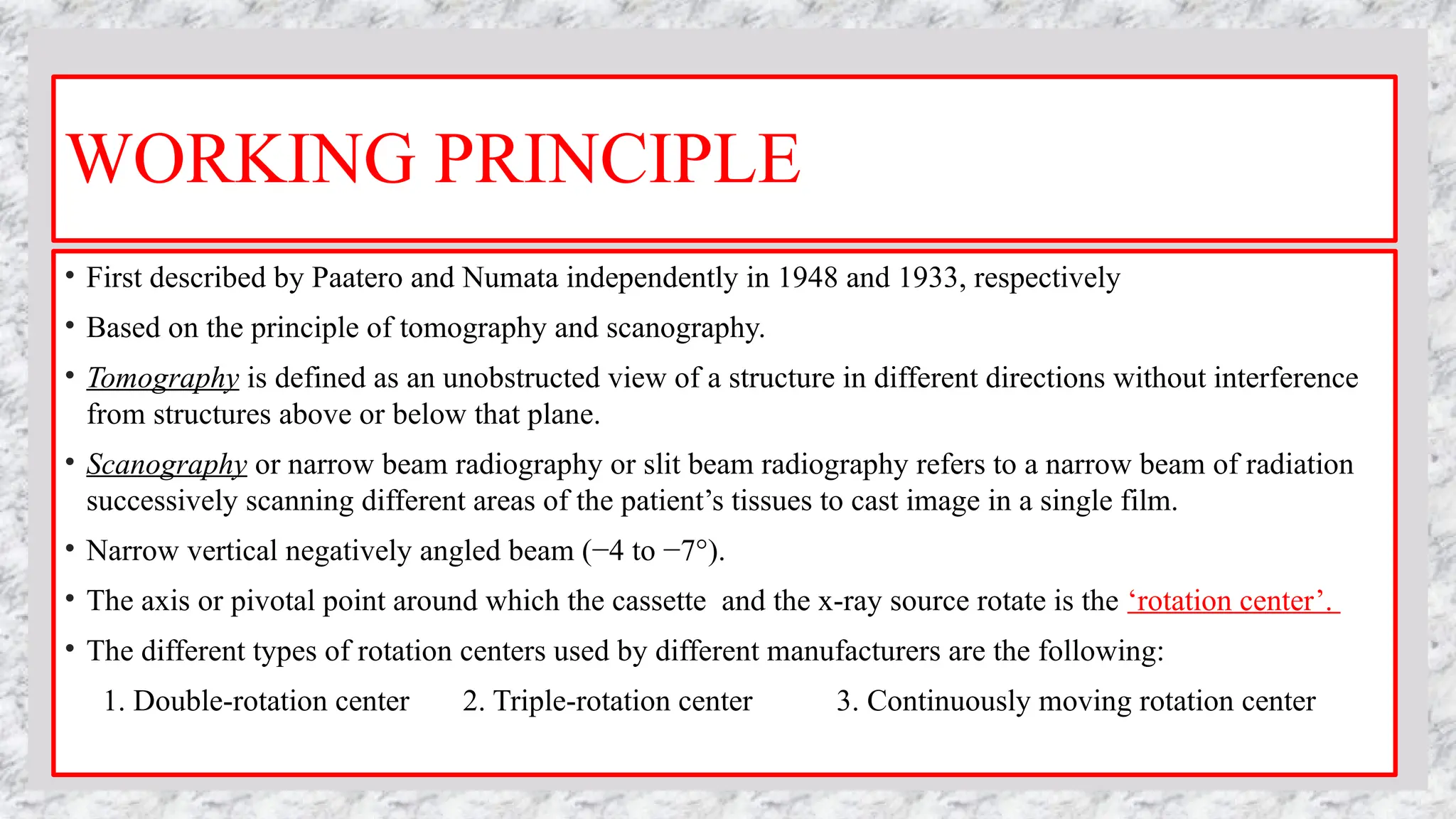 OPG (ORTHOPANTOMOGRAPHY) - PANORAMIC RADIOGRAPHY- DR PRIYANKA | PPTX