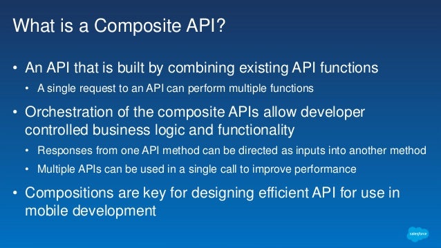 Building Towards A Composite Api Framework In Salesforce