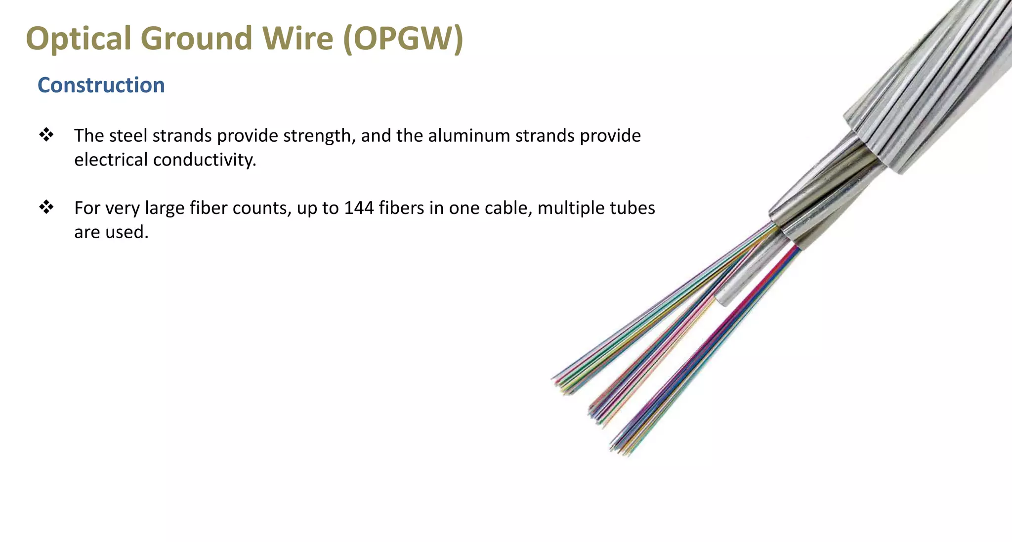 OPGW Optical Ground Wire | PPTX