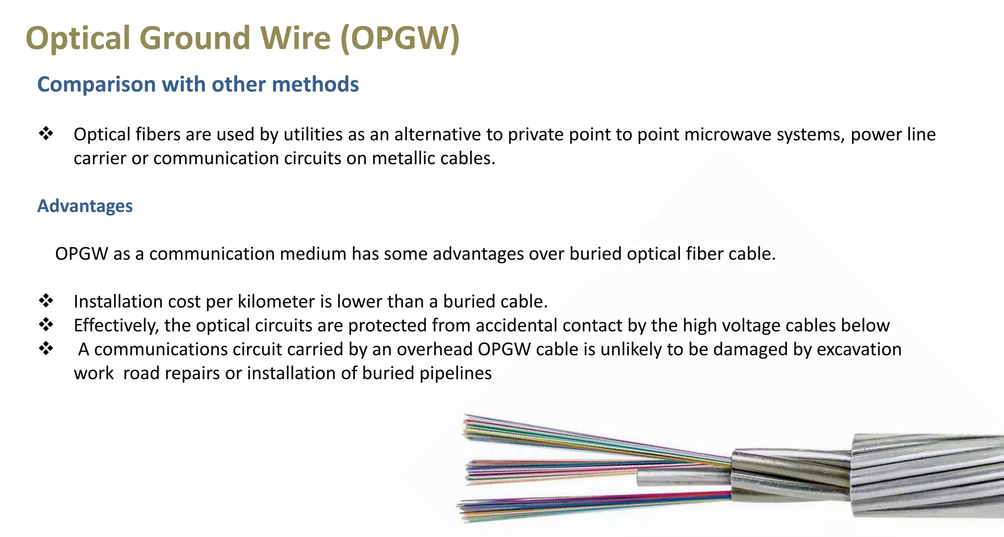 OPGW Optical Ground Wire | PPTX