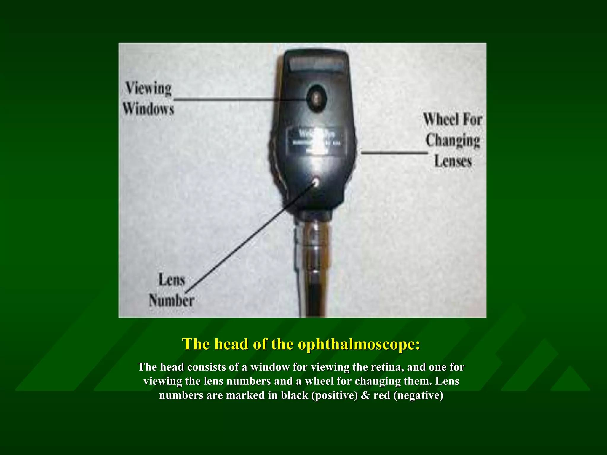 Principles of Ophthalmoscopy | PPTX