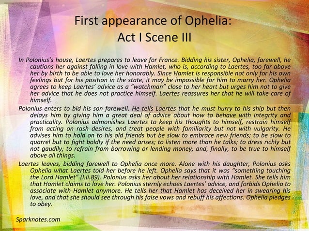 An Introduction To Ophelia From Hamlet By William Shakespeare – TRLP