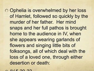 Ophelia character assassination | PPTX