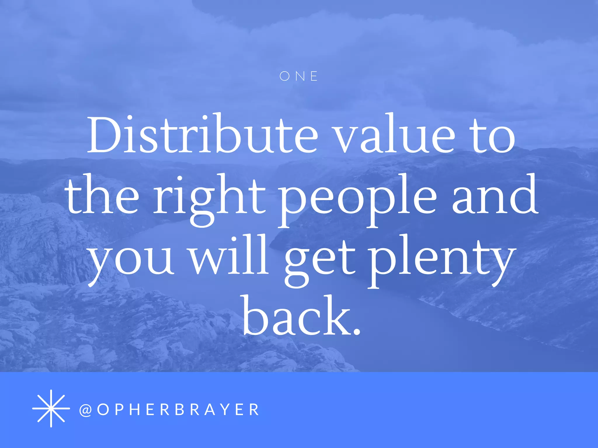 Opher Brayer's 7 Core Beliefs | PPT