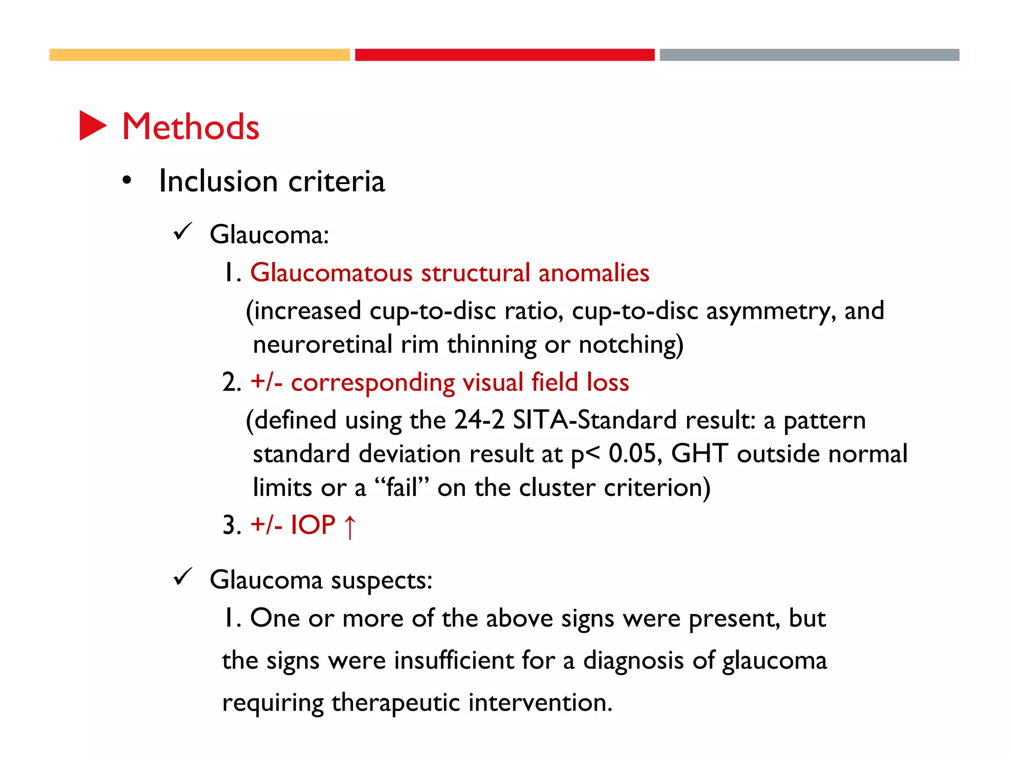 Glaucoma case presentation | PDF