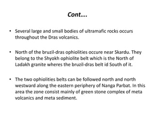 Ophiolites of Pakistan by Uzair Shah | PPTX