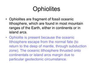 Ophiolite | PPT