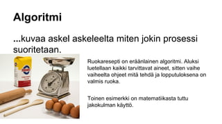 Ohjelmointia & monilukutaitoa | PPT