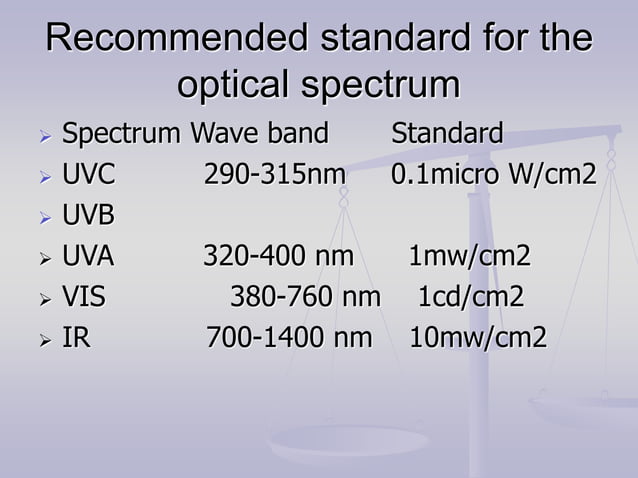 Ophthalmic Standards_6th_sem.ppt | Eye and Vision Conditions | Diseases ...