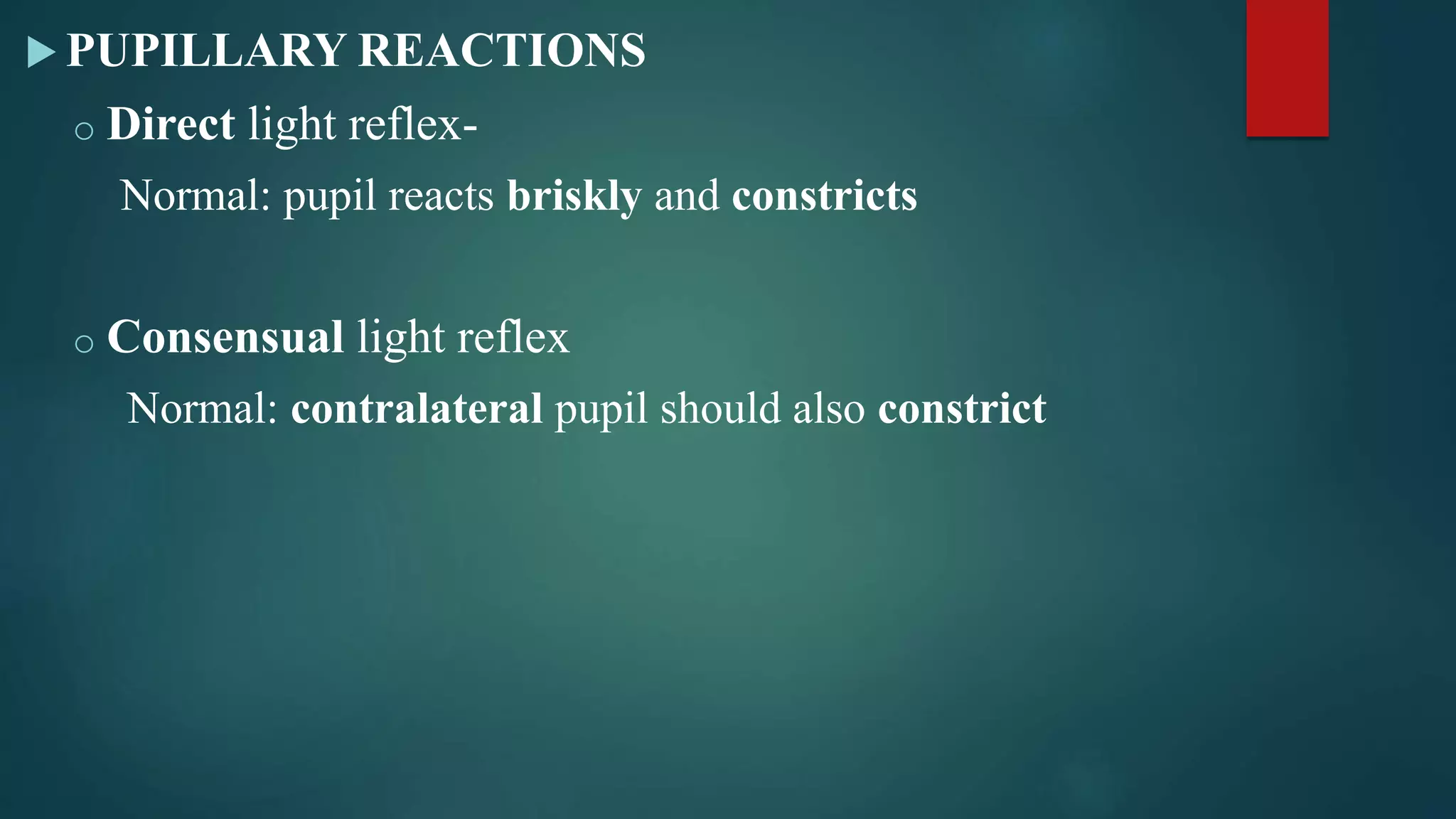 Ophthal examination of eye | PPTX