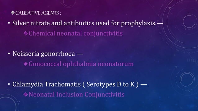 Ophthalmia Neonatorum/ Neonatal Conjunctivitis | PPTX | Eye and Vision ...
