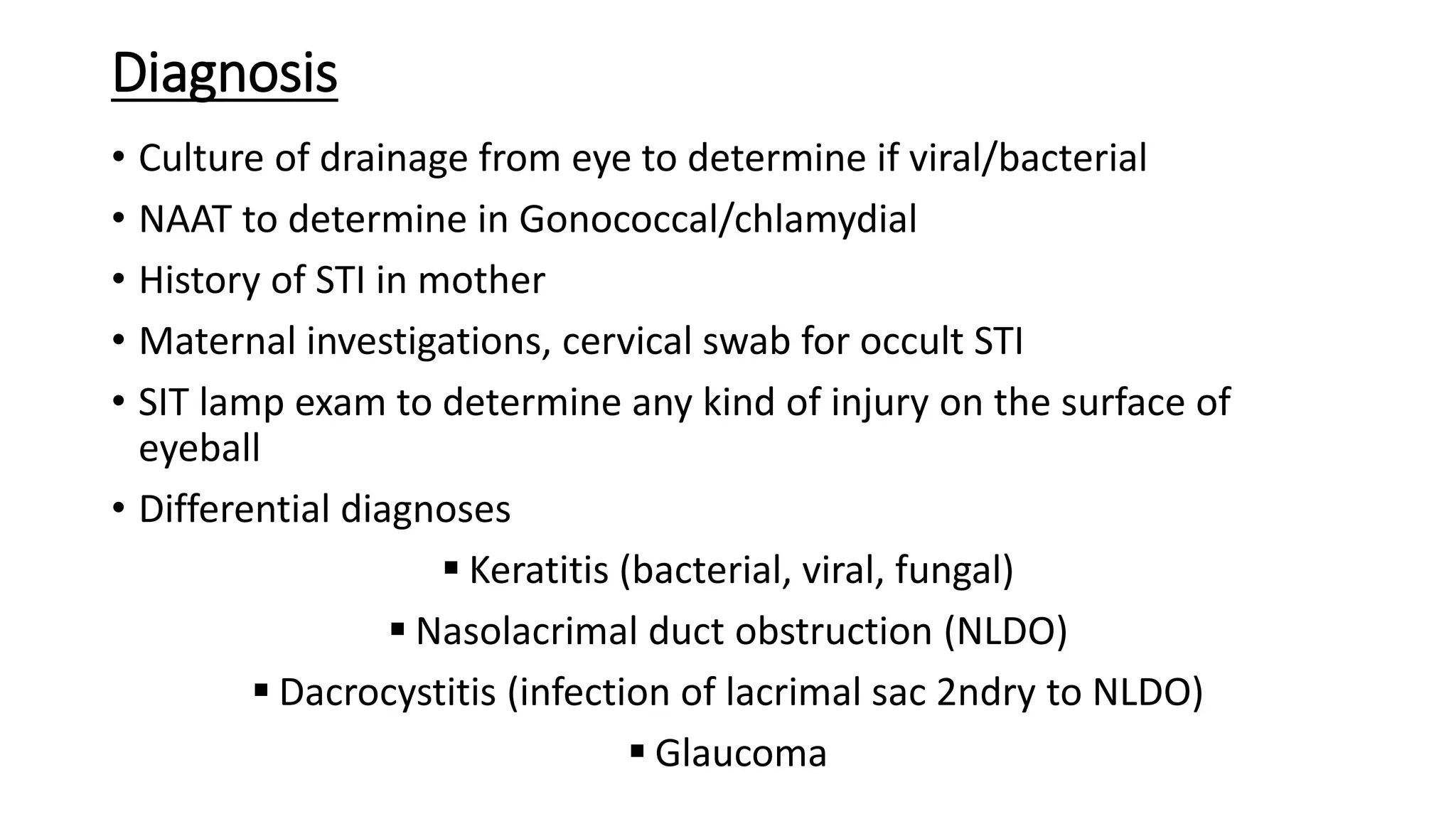 Ophthalmia neonatorum bondi | PPTX