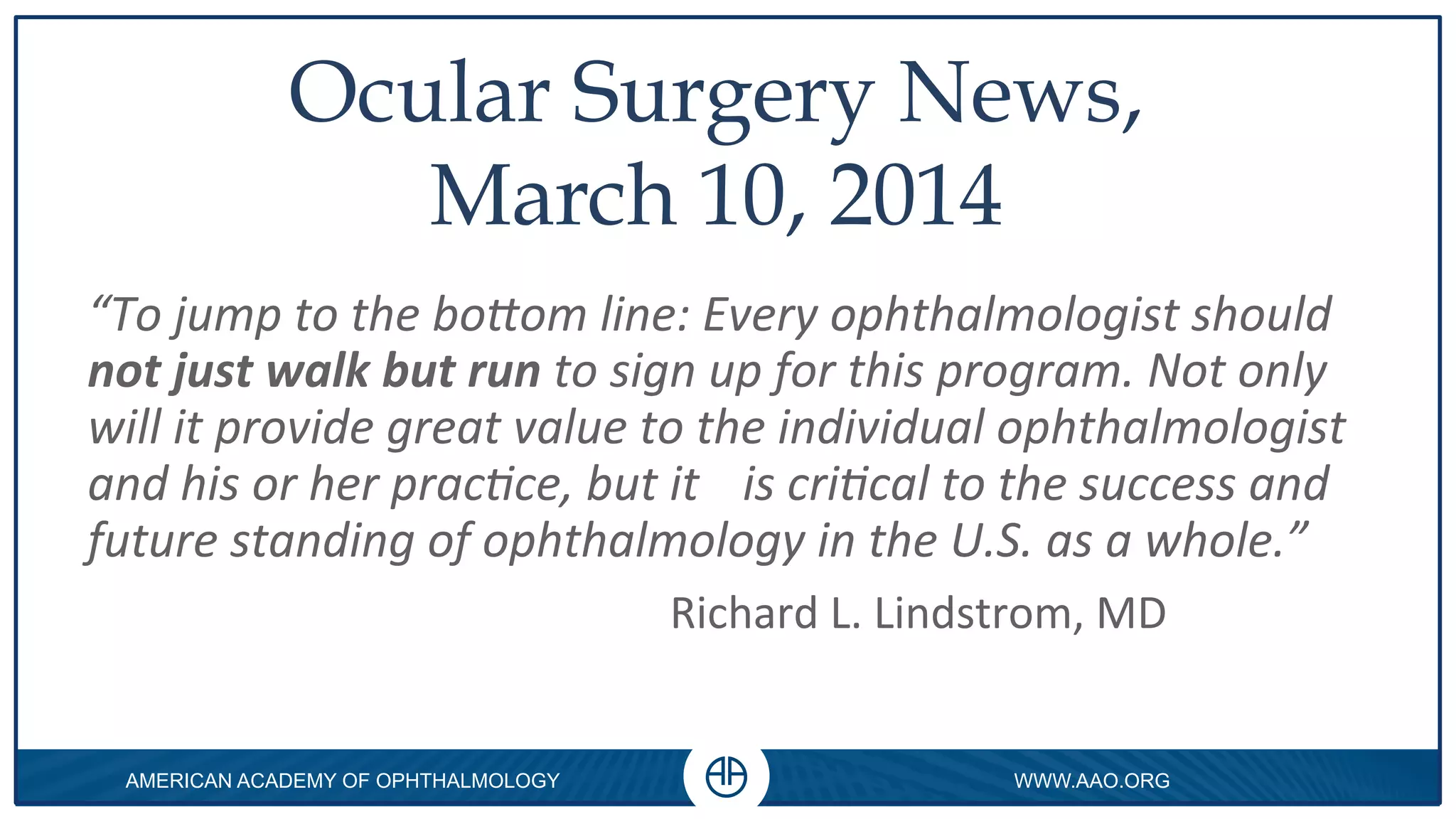 American Academy of Ophthalmology | PDF