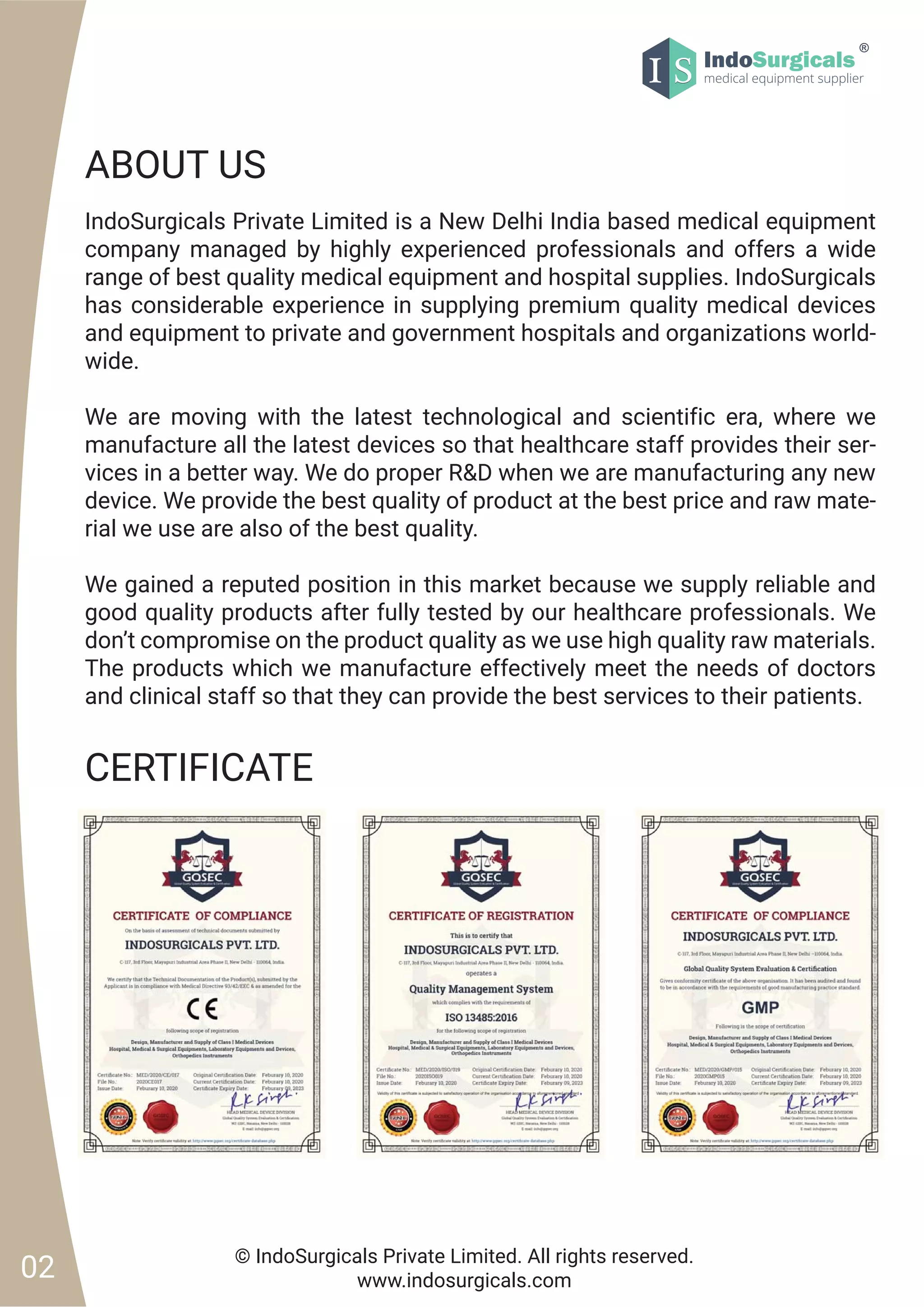 Ophthalmic Instruments Catalog - IndoSurgicals Private Limited | PDF