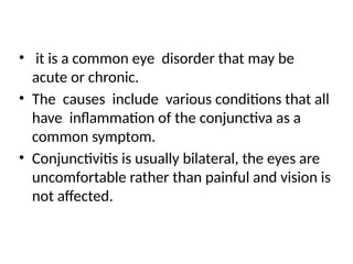 Presentation on Ophthalmic Conjunctivitis.pptx