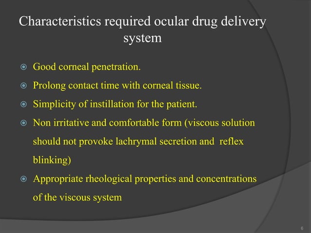 Ophthalmic Drug Delivery System | PDF | Skin Care | Beauty