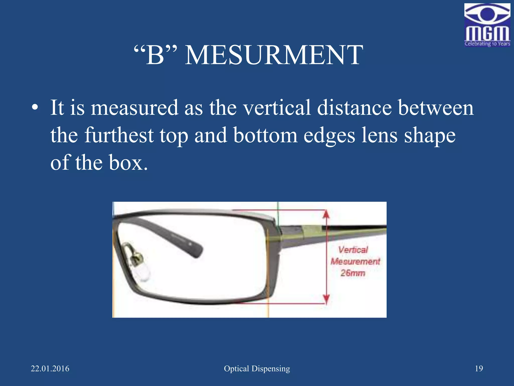 Ophthalmic dispensing | PPTX
