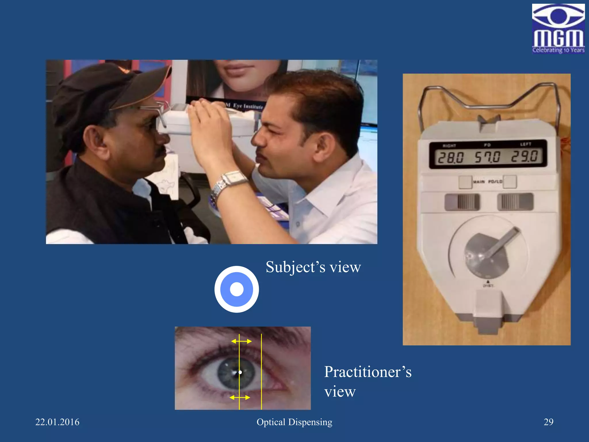 Ophthalmic dispensing | PPTX