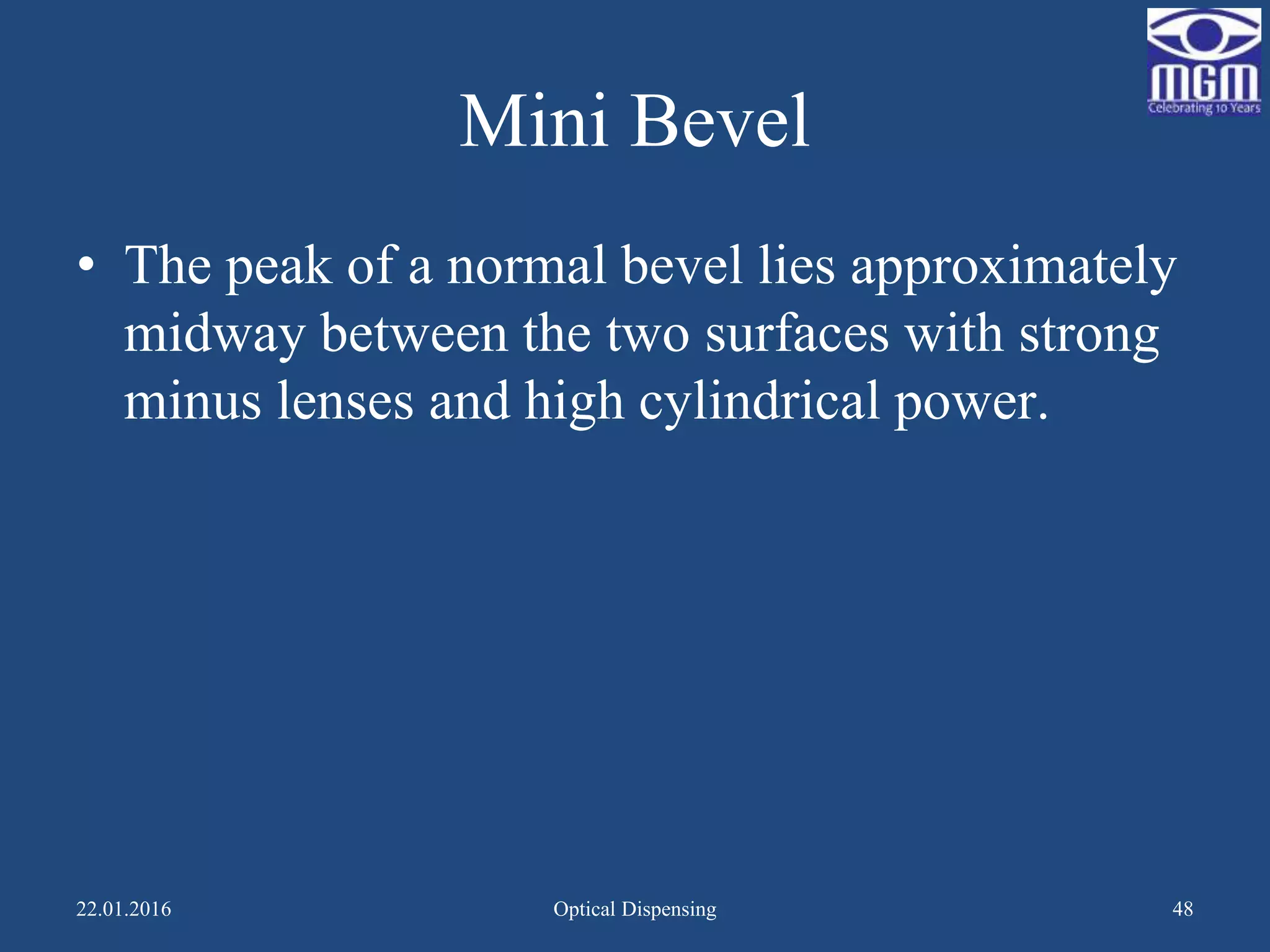 Ophthalmic dispensing | PPTX