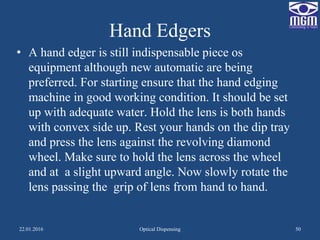 Ophthalmic dispensing | PPTX