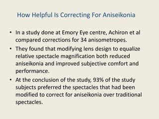 Ophthalmic dispensing in Anisometropia and Aniseikonia.pptx