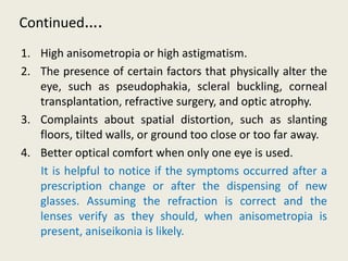 Ophthalmic dispensing in Anisometropia and Aniseikonia.pptx