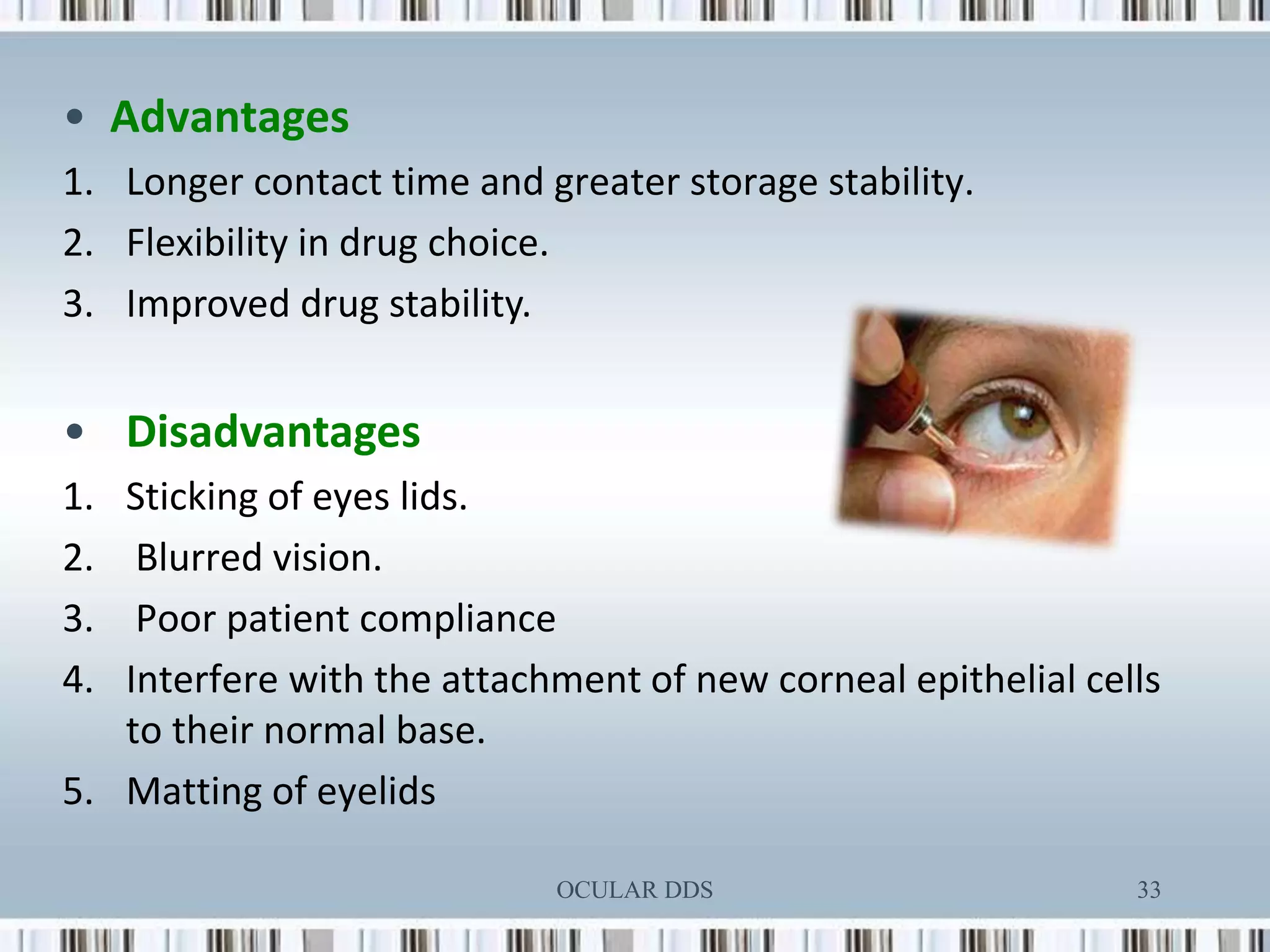 Ophthalmic drug delivery system | PPTX