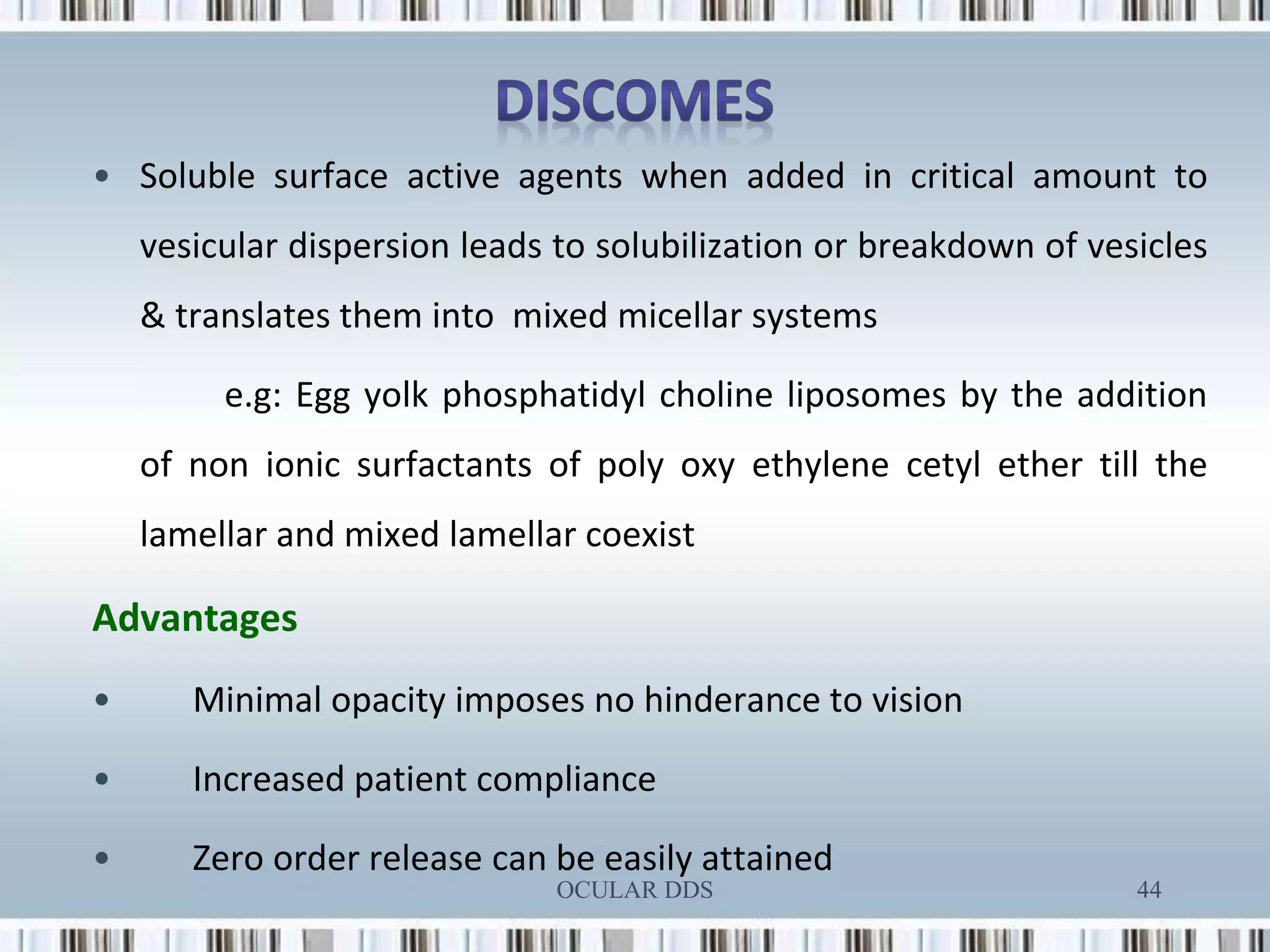 Ophthalmic drug delivery system | PPTX