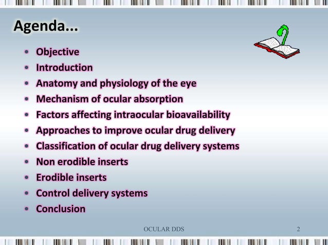 Ophthalmic drug delivery system | PPTX