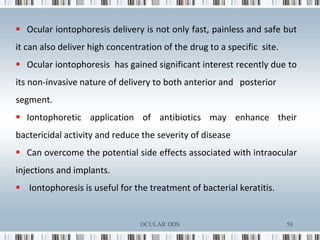 Ophthalmic drug delivery system | PPTX