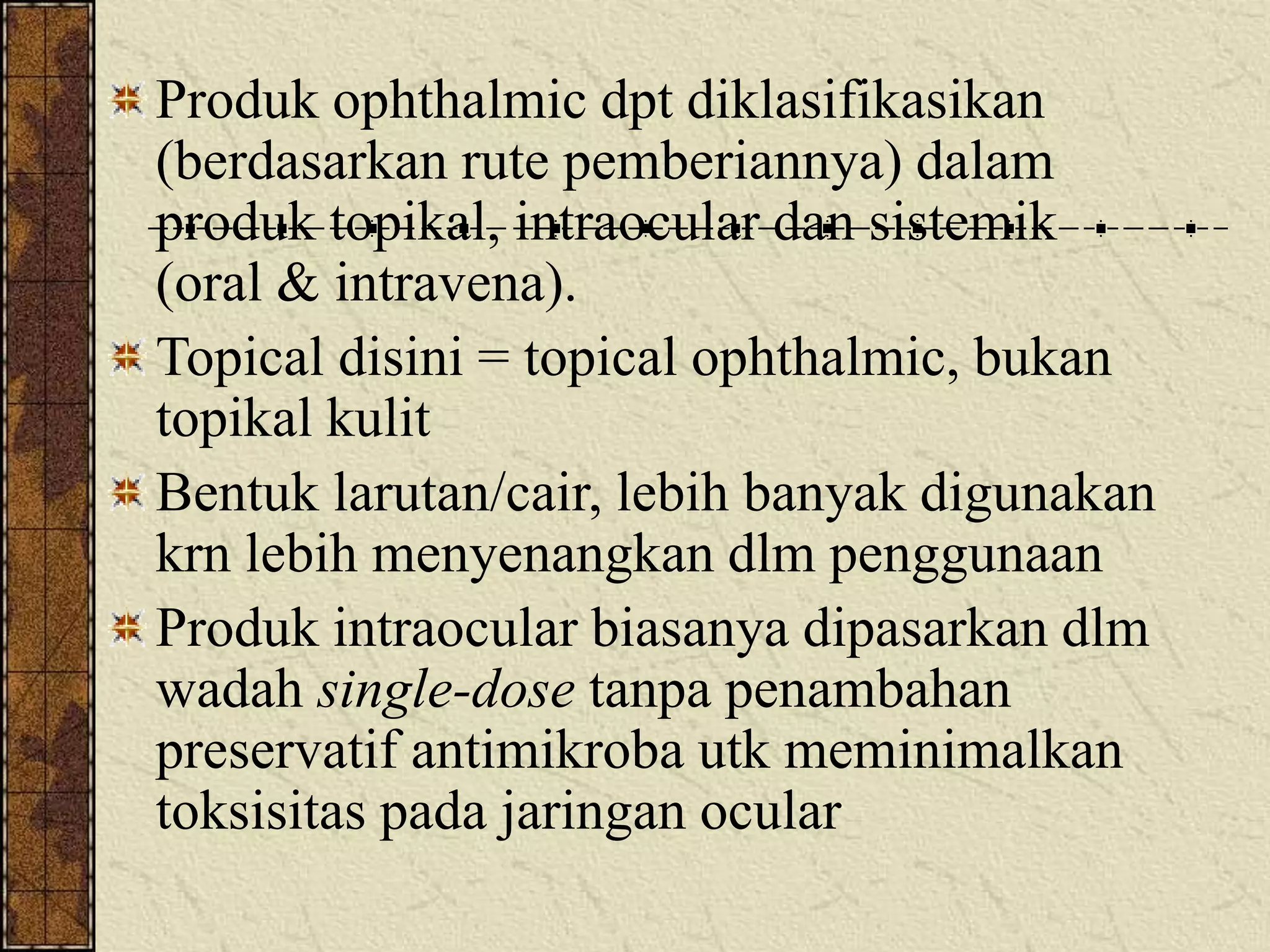 Ophthalmic drug formulation and delivery (1).ppt