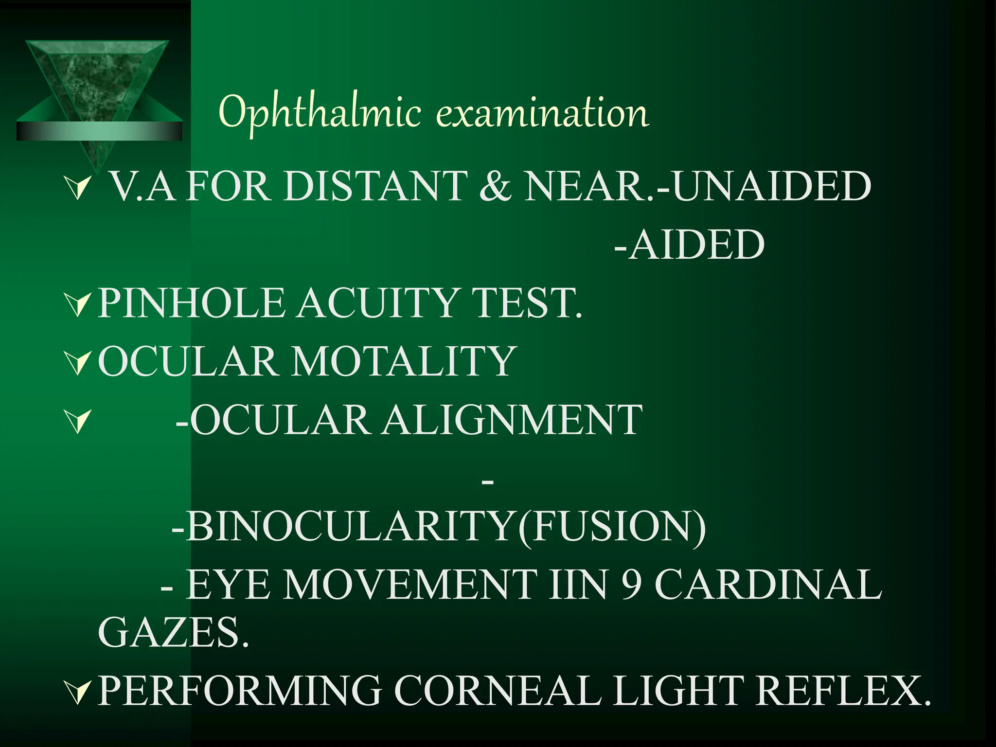 OPHTHALMICexamine .eye by clinical u.ppt