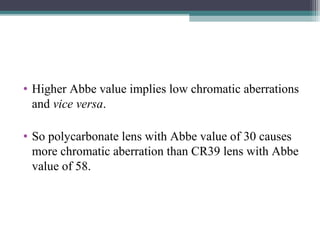 Ophthalmic lens aberration | PPT