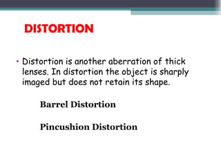 Ophthalmic lens aberration | PPT